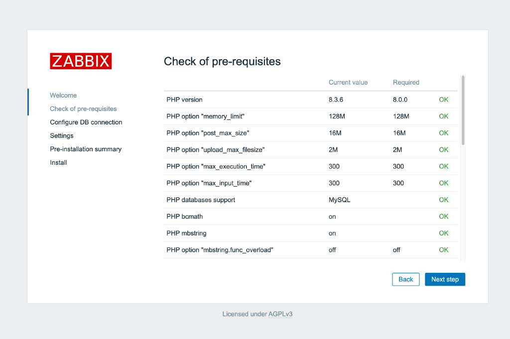 在Ubuntu 24.04上部署Zabbix 7.0对服务器进行监控